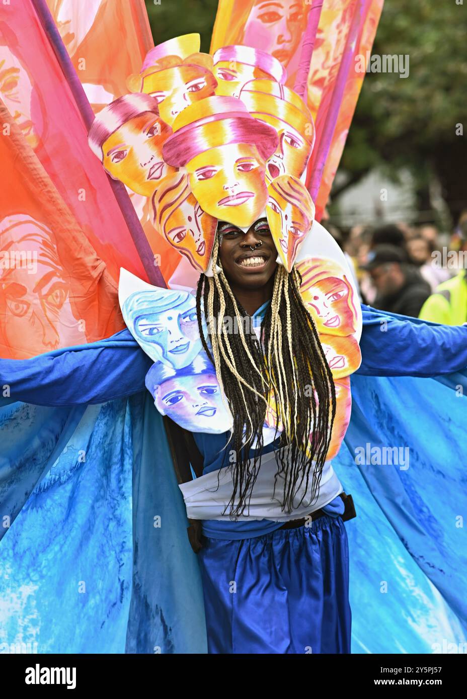 LONDON, ENGLAND: 22nd September 2024: Hackney Carnival 2024 street ...