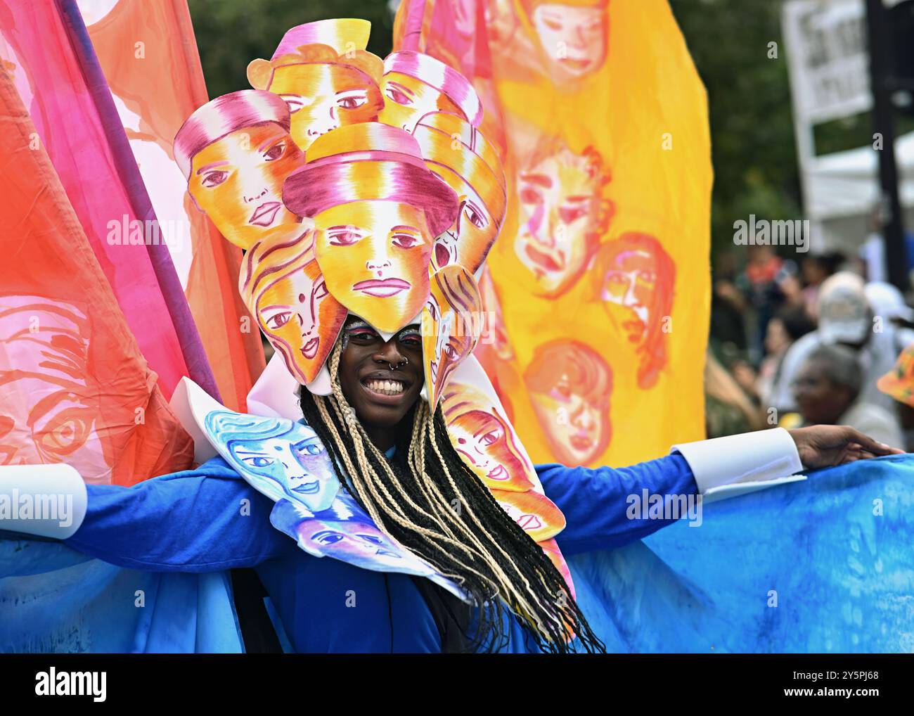 LONDON, ENGLAND: 22nd September 2024: Hackney Carnival 2024 street ...