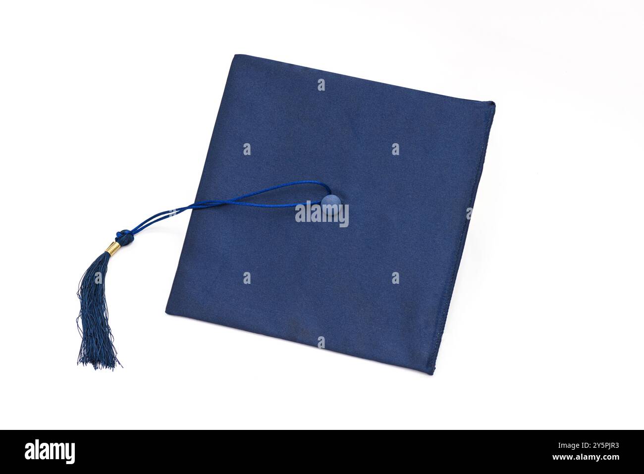 Graduation cap on the white background. Education concept Stock Photo ...