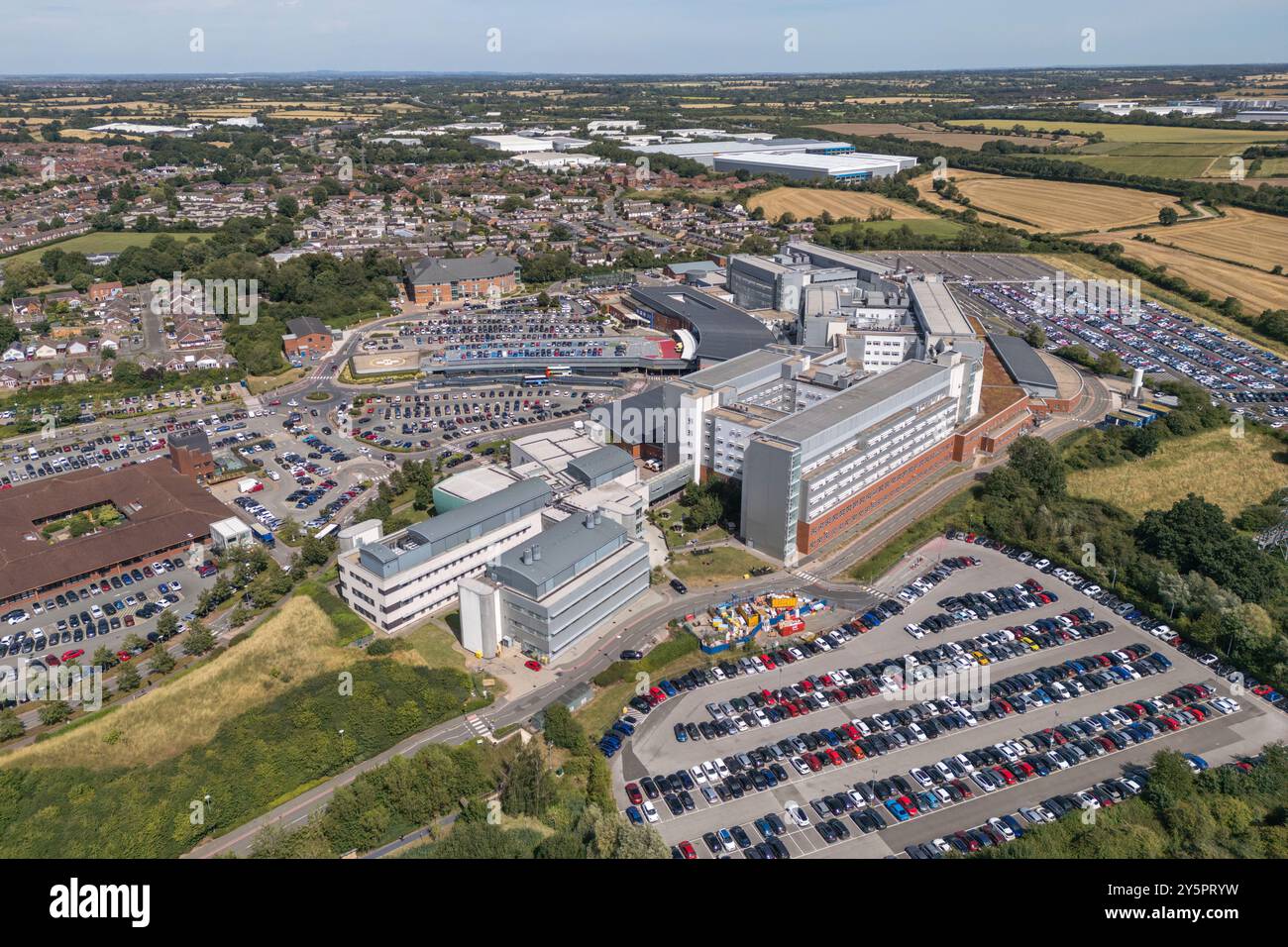 Warwickshire aerial view hi-res stock photography and images - Alamy