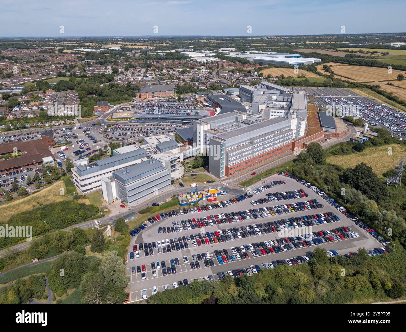 Warwickshire aerial view hi-res stock photography and images - Alamy