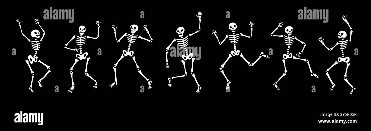 Skeleton in death pose Black and White Stock Photos & Images - Alamy