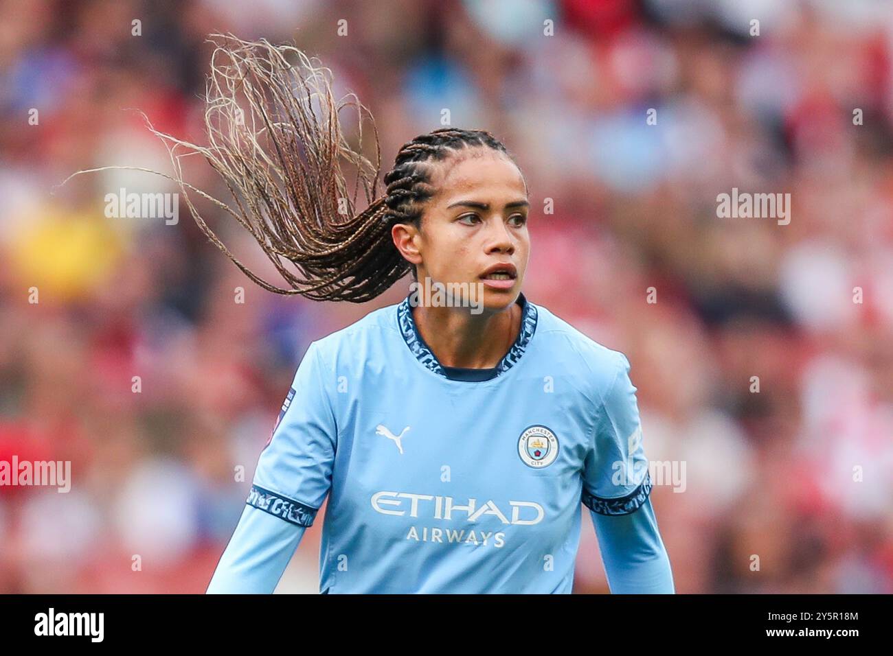 Mary Fowler of Manchester City in action during the The FA Women's ...