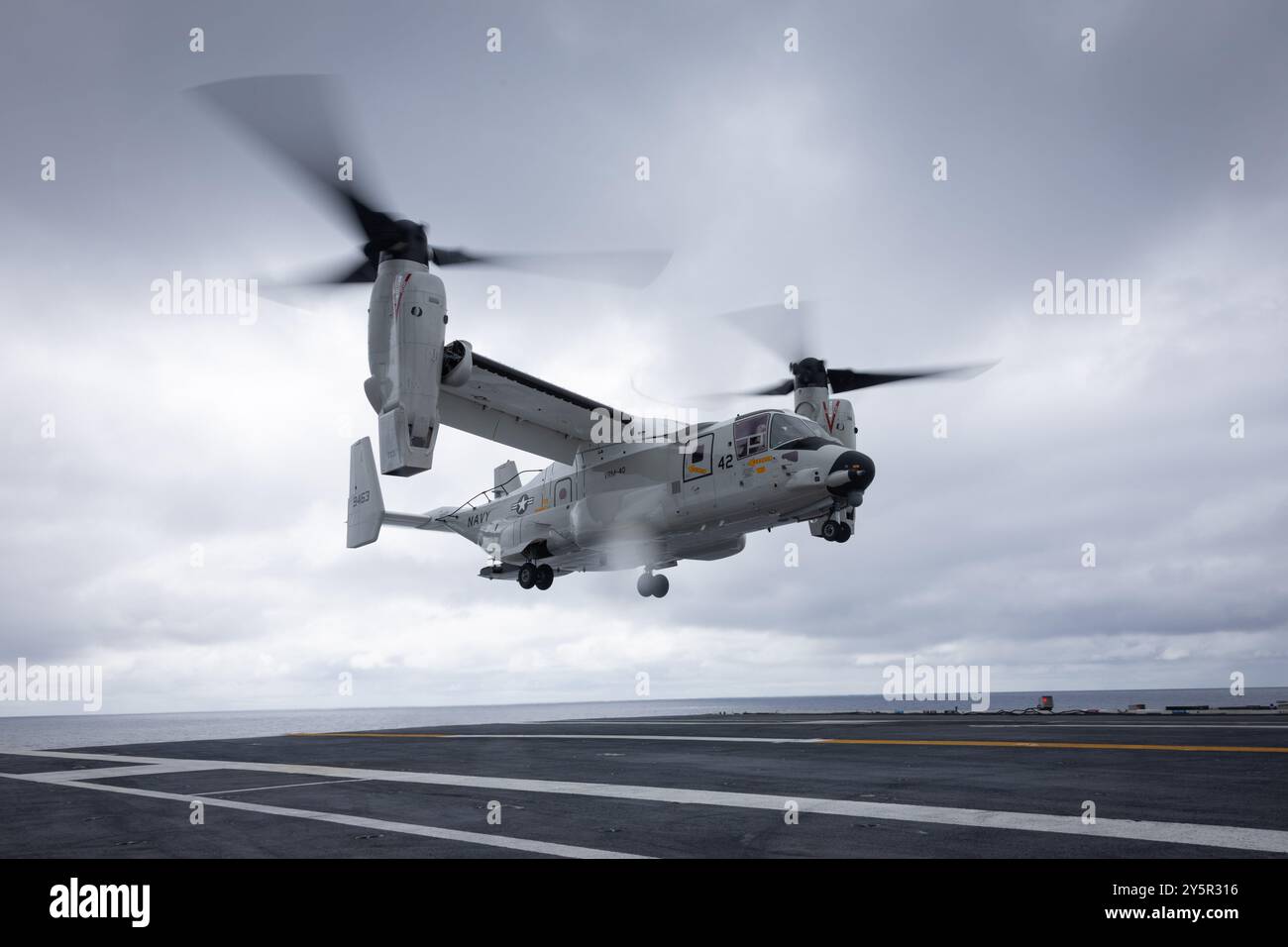 ATLANTIC OCEAN (Sept. 19, 2024) A CMV-22B Osprey, assigned to the ...