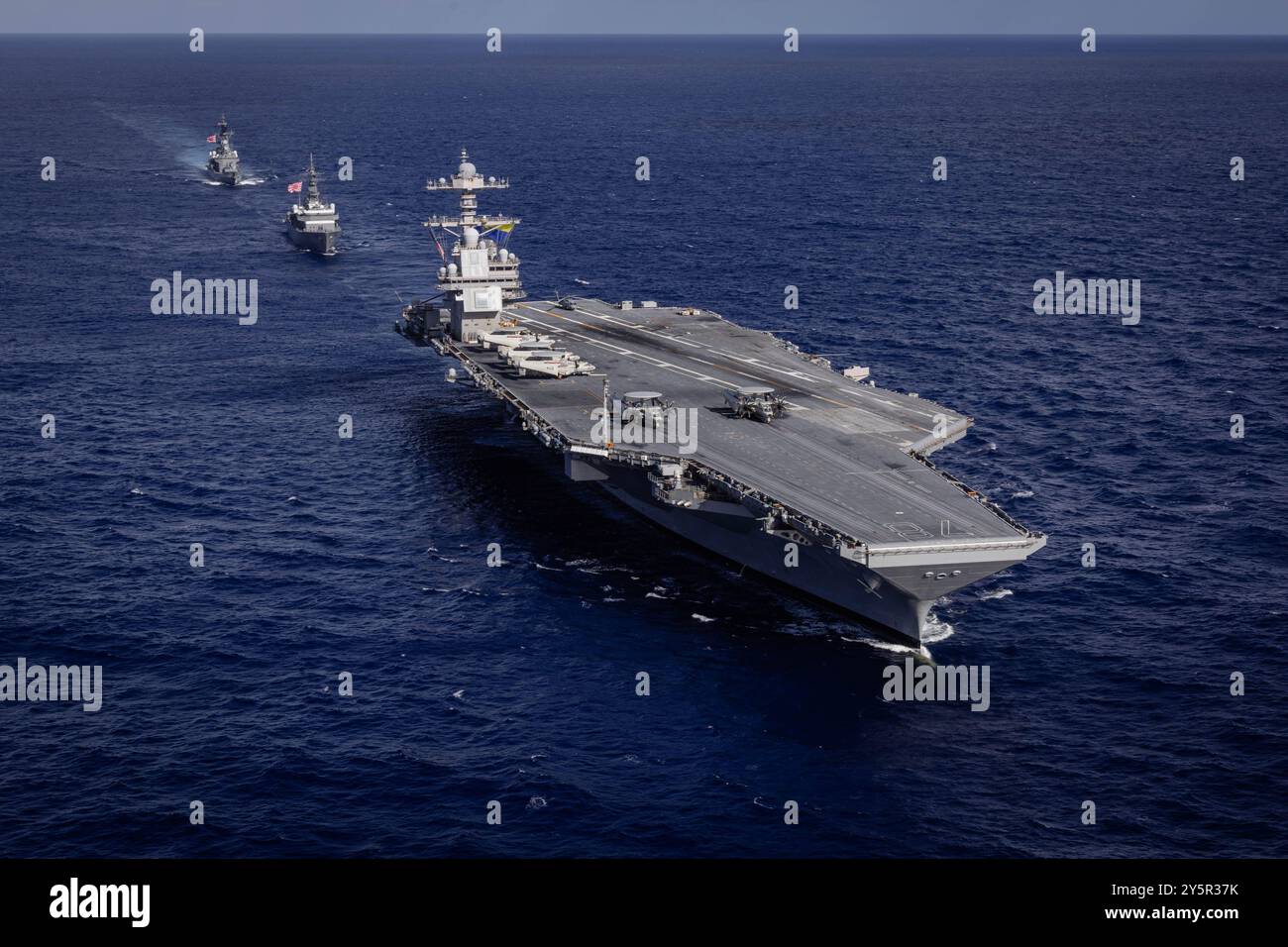 ATLANTIC OCEAN (Sept. 21, 2024) The world’s largest aircraft carrier ...
