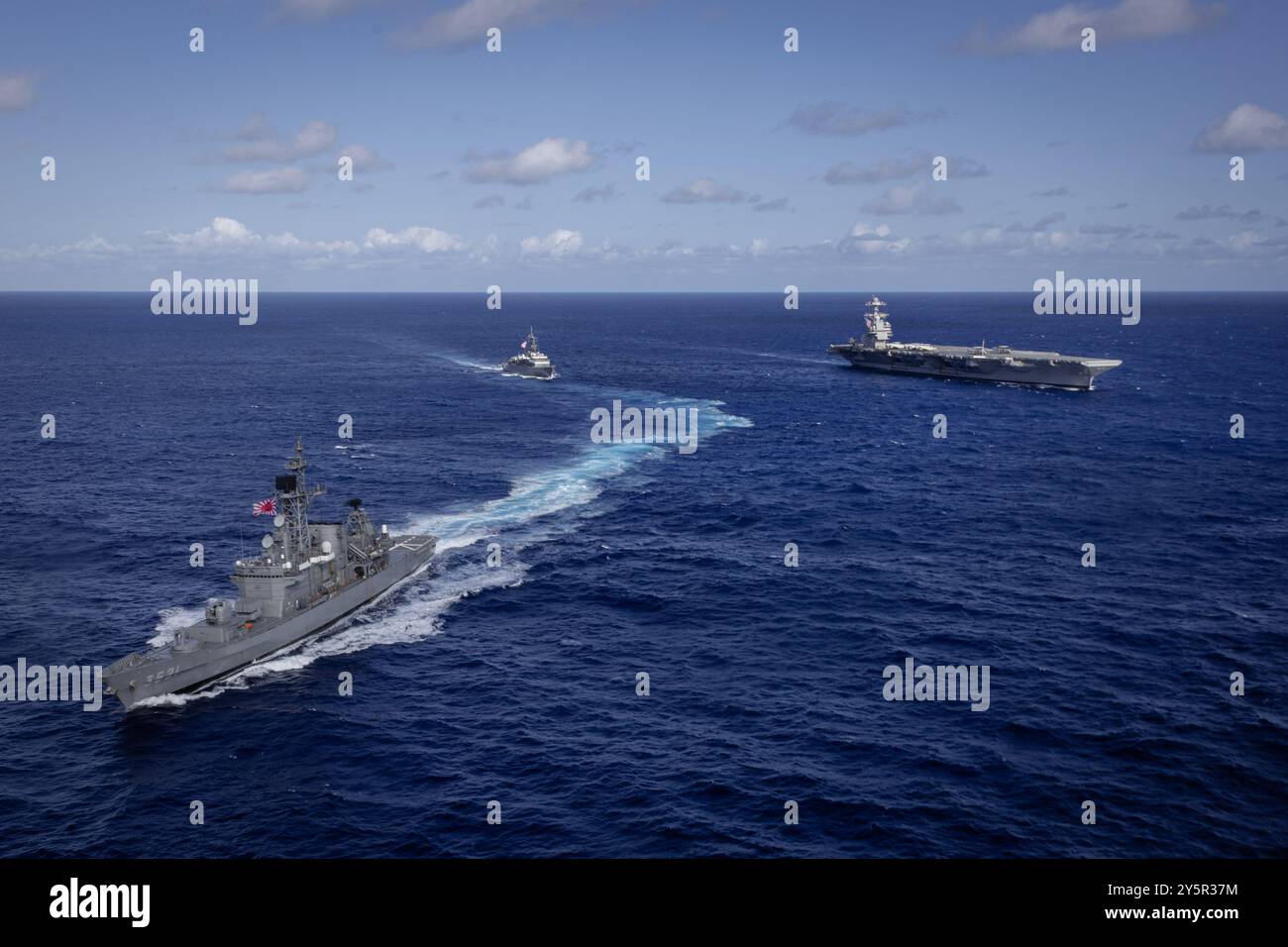 ATLANTIC OCEAN (Sept. 21, 2024) The world’s largest aircraft carrier ...