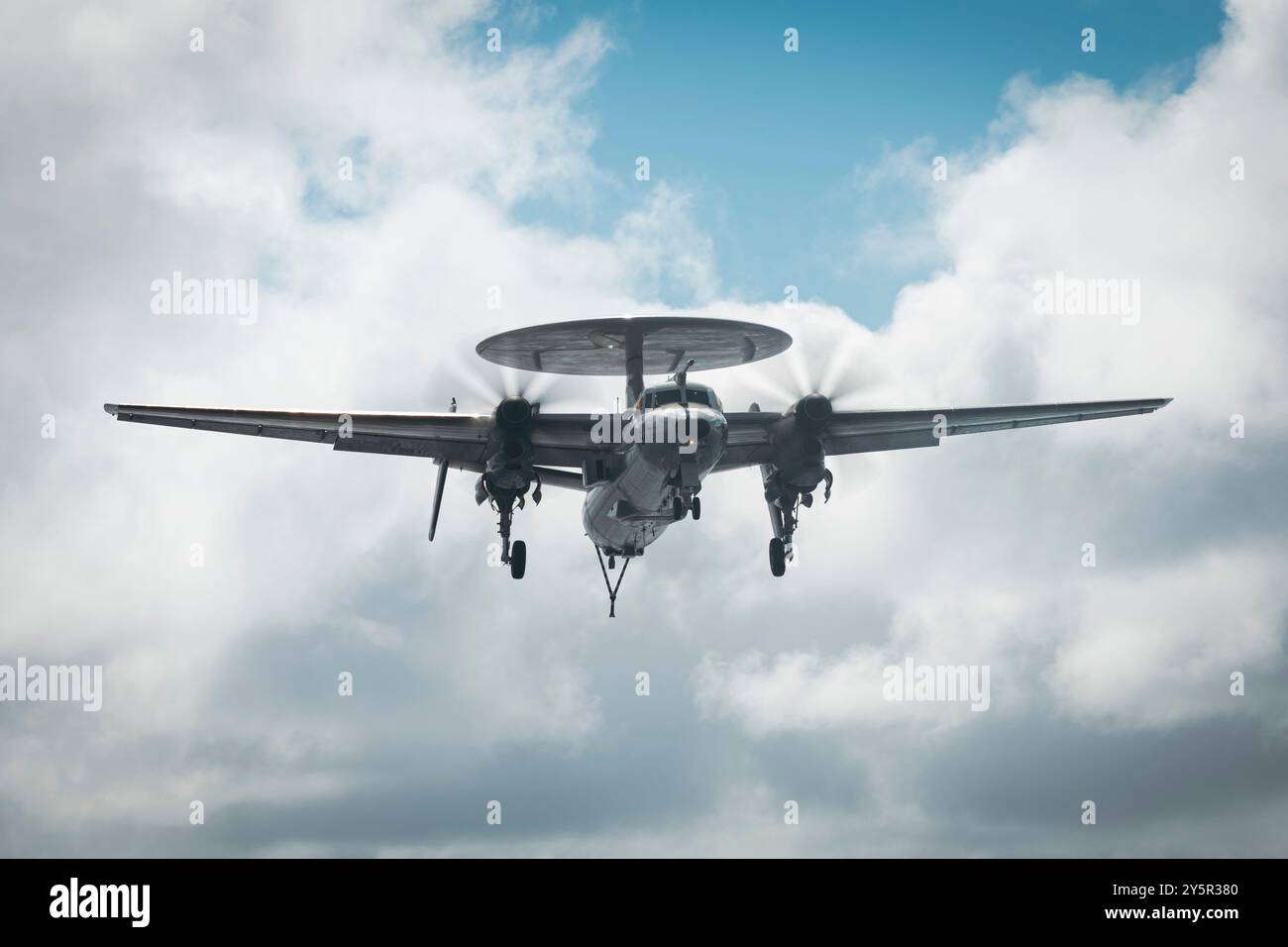 ATLANTIC OCEAN (Sep. 20, 2024) An E-2D Hawkeye, assigned to the ÒGrey ...