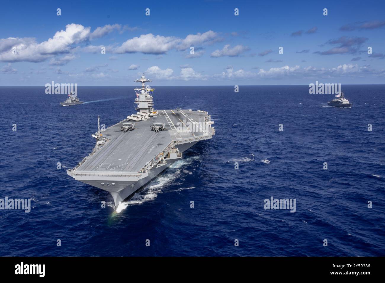 ATLANTIC OCEAN (Sept. 21, 2024) The world’s largest aircraft carrier ...