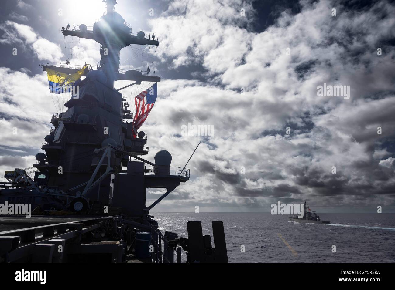 ATLANTIC OCEAN (Sep. 21, 2024) The worldÕs largest aircraft carrier ...