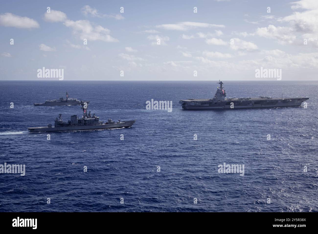 ATLANTIC OCEAN (Sept. 21, 2024) The world’s largest aircraft carrier ...