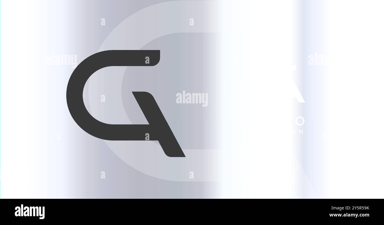 Bold futuristic logo monogram, sleek minimalistic letter G for ...