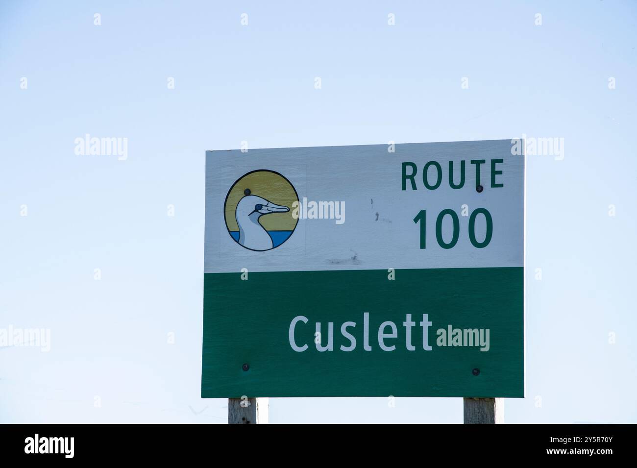 American wooden sign posts hi-res stock photography and images - Alamy