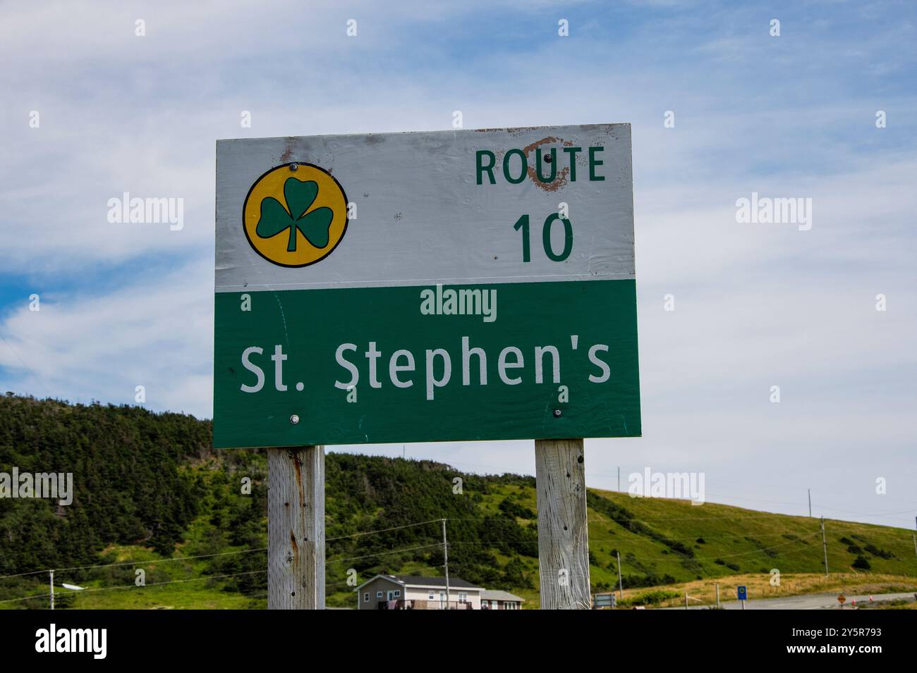 Route 10 St. Stephen's sign in St. Vincent's–St. Stephen's–Peter's ...