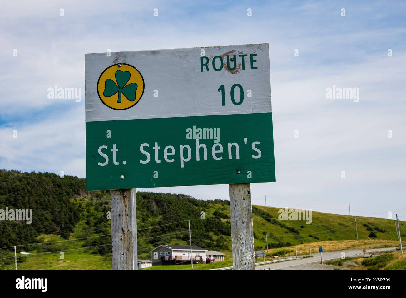 Route 10 St. Stephen's sign in St. Vincent's–St. Stephen's–Peter's ...
