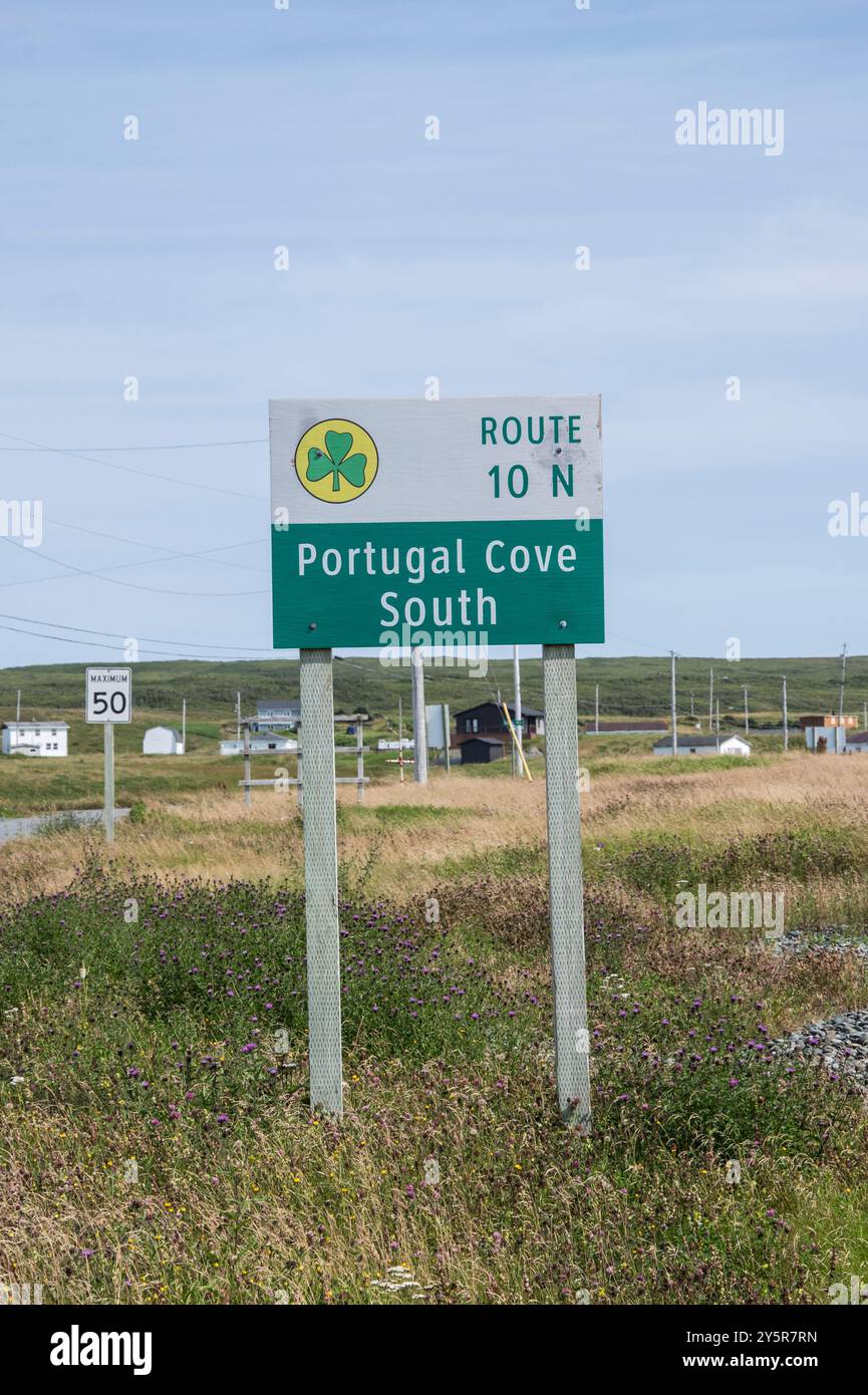 Route 10 N in Portugal Cove South, Newfoundland & Labrador, Canada ...