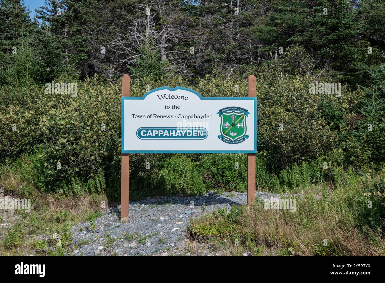 Welcome to Cappahayden sign on NL 10 in Renews-Cappahayden ...
