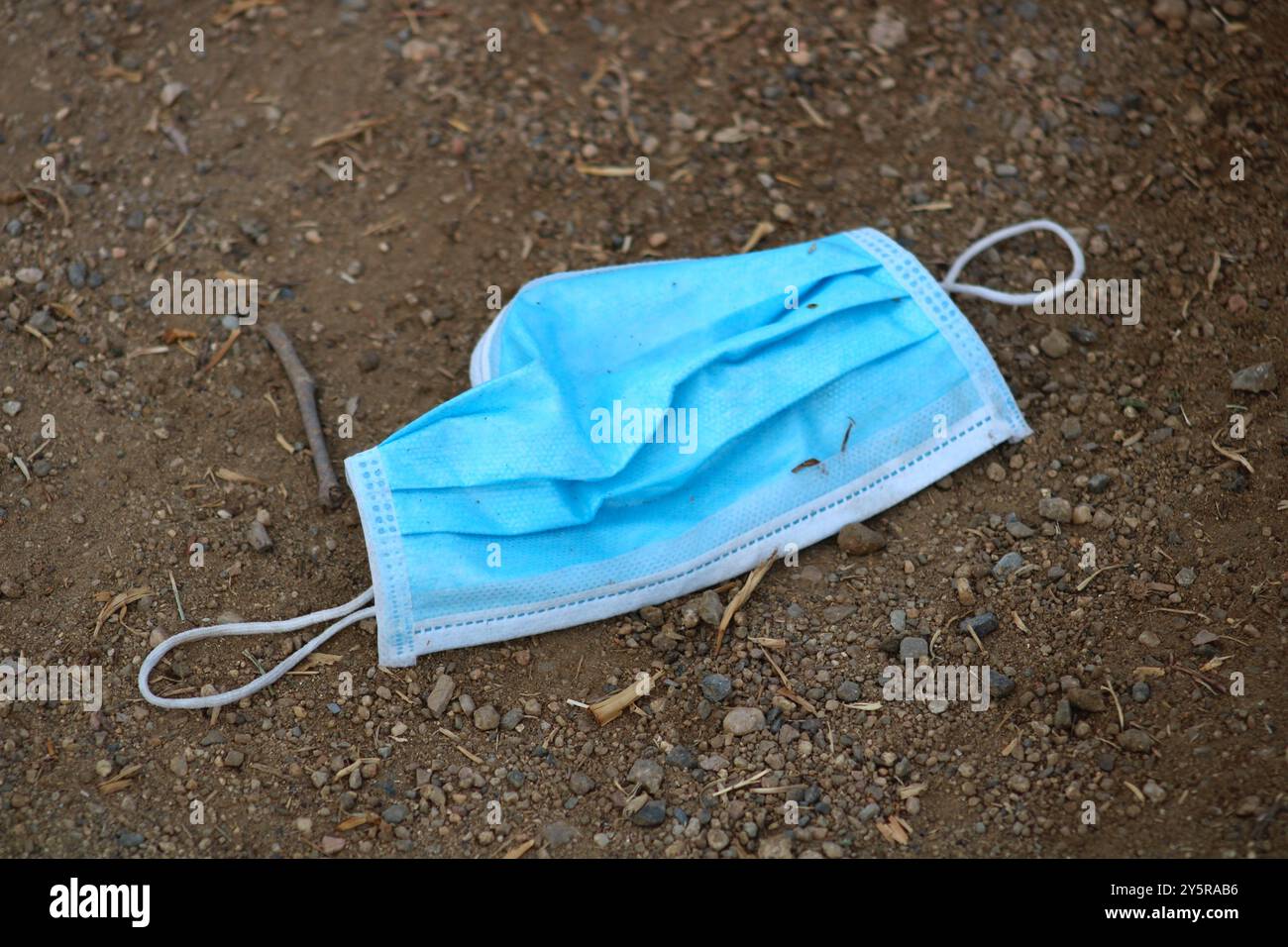 medical mask out in nature Stock Photo - Alamy
