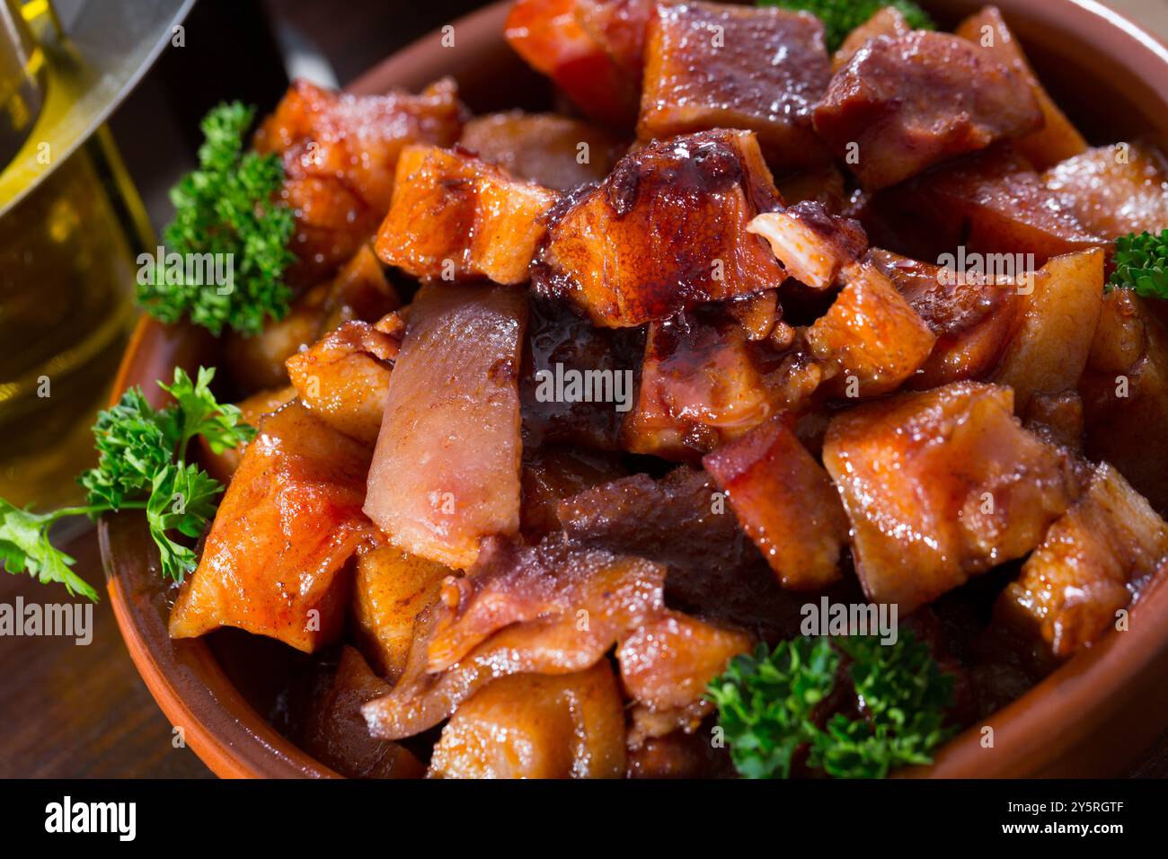 Morro de cerdo - spanish dish Stock Photo - Alamy