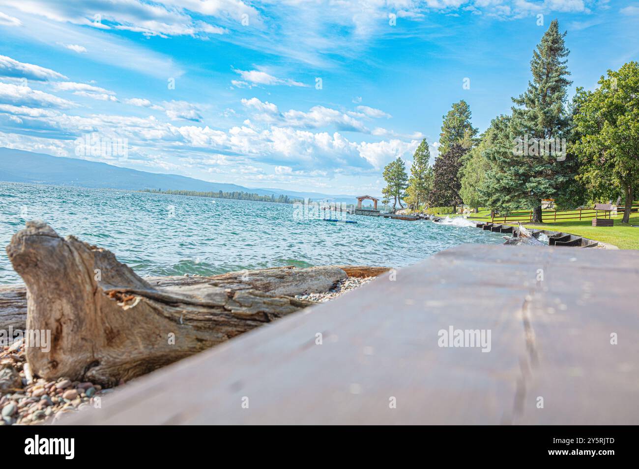Flathead Lake Views Stock Photo - Alamy