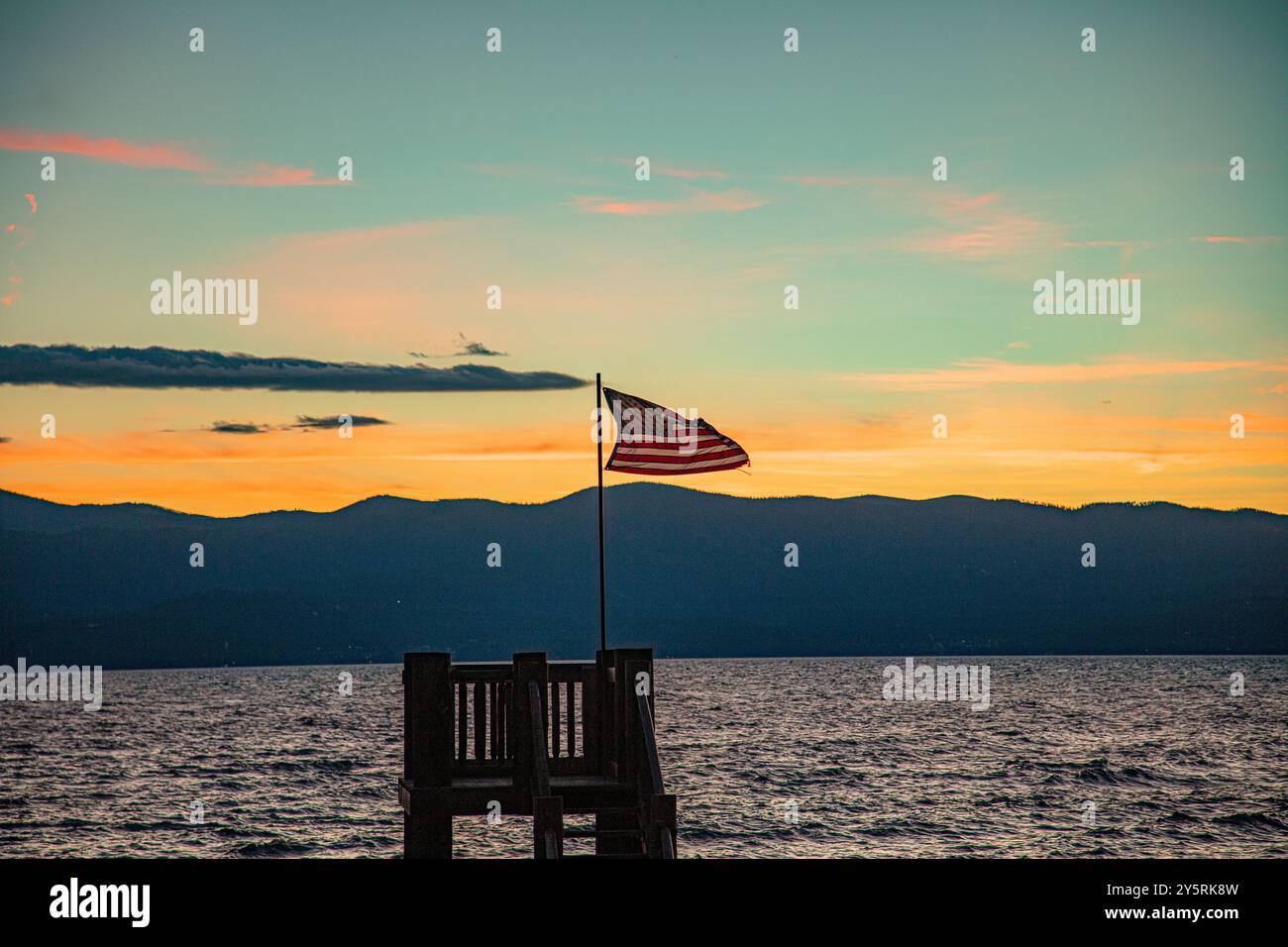 Flathead Lake Landscape Stock Photo - Alamy
