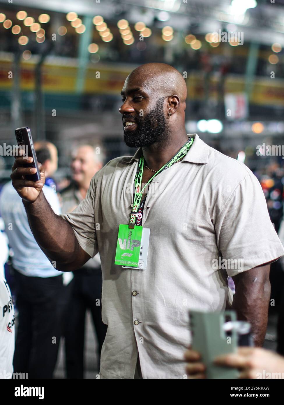 Teddy Pierre-Marie Riner is a French judoka portrait during the Formula ...