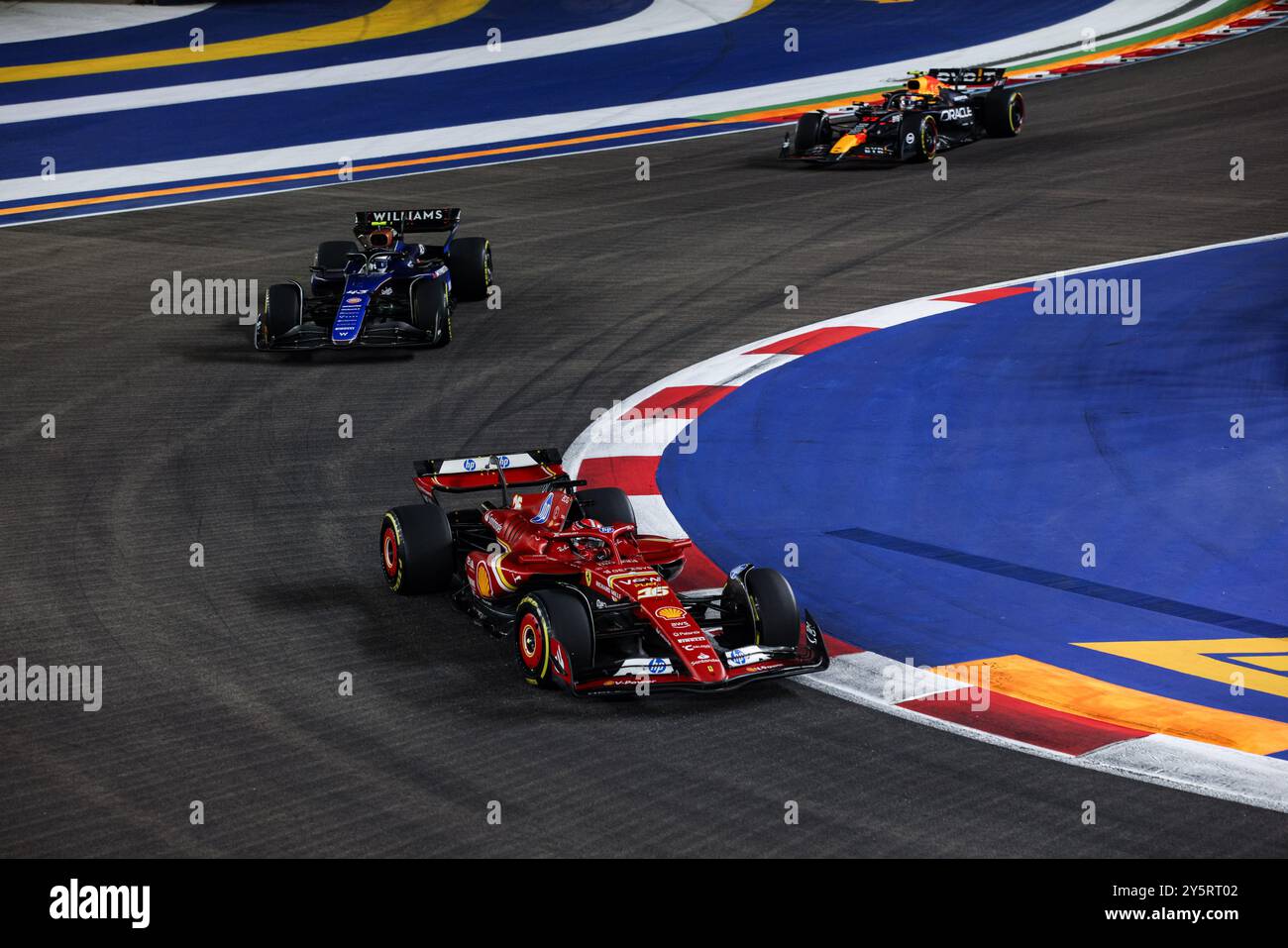 16 LECLERC Charles (mco), Scuderia Ferrari SF-24, action 43 COLAPINTO Franco (arg), Williams ...