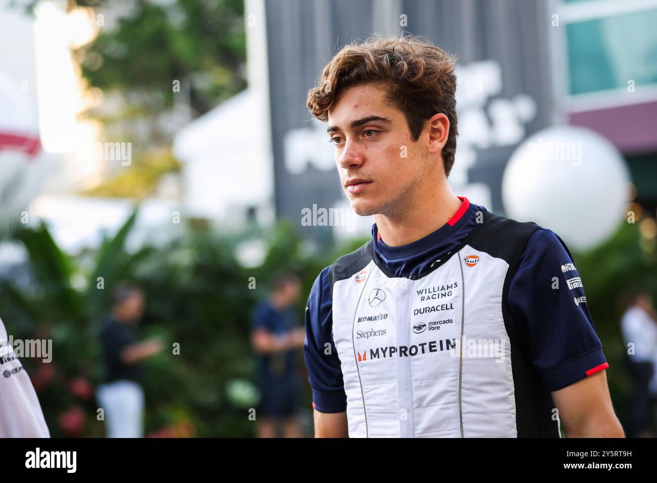 COLAPINTO Franco (arg), Williams Racing FW46, portrait during the Formula 1 Singapore Grand Prix ...
