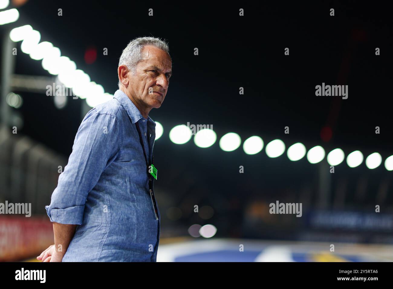 Lionel Froissart, journalist at sport auto, portrait during the Formula ...