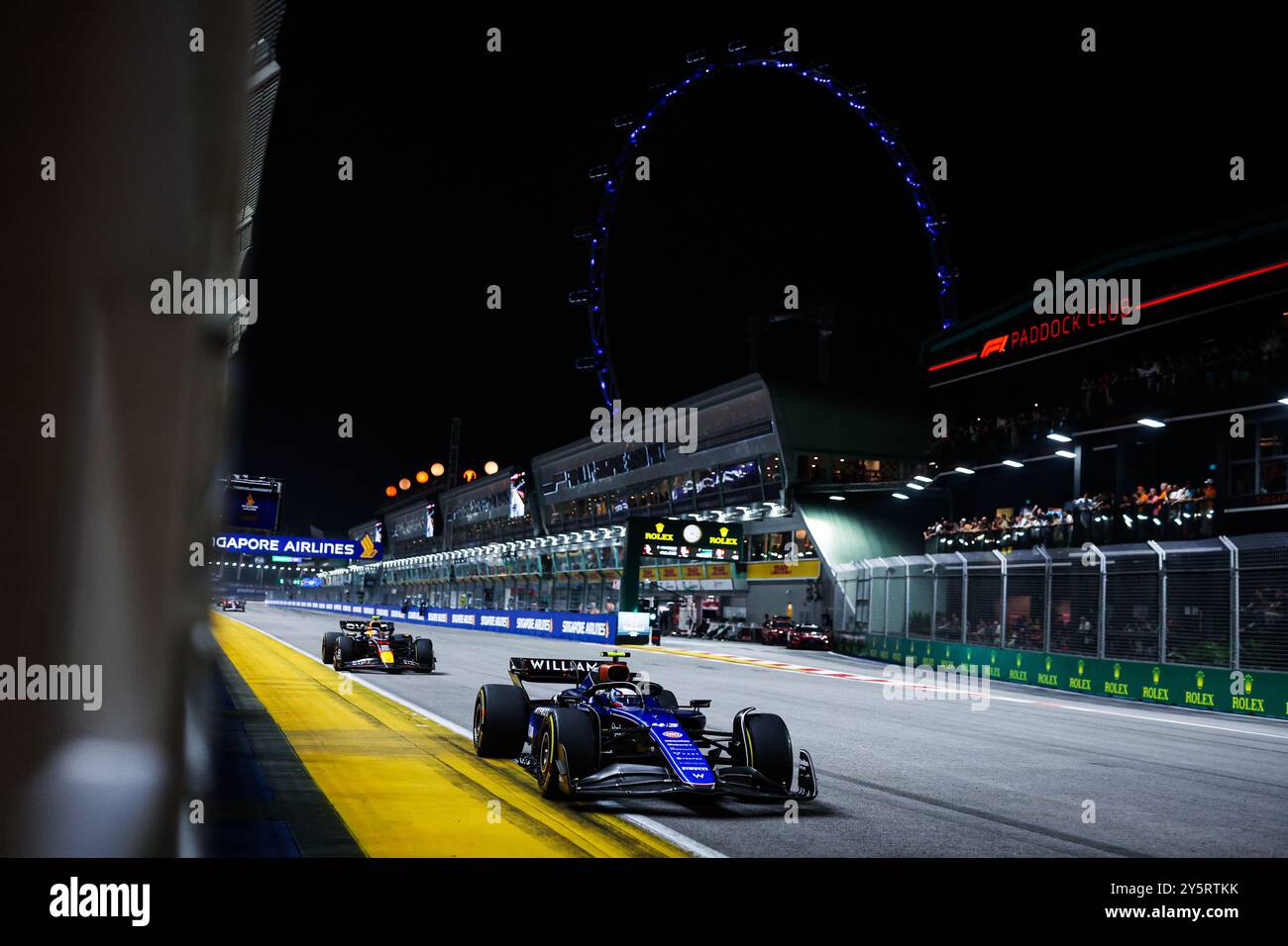 43 COLAPINTO Franco (arg), Williams Racing FW46, action during the Formula 1 Singapore Grand ...