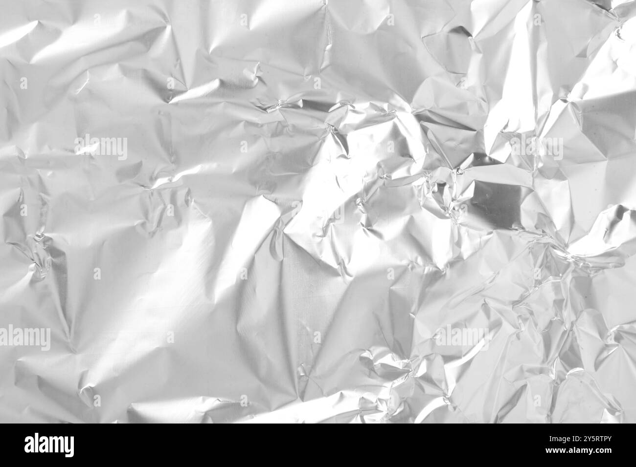 Shiny silver tinfoil surface as background, top view Stock Photo - Alamy