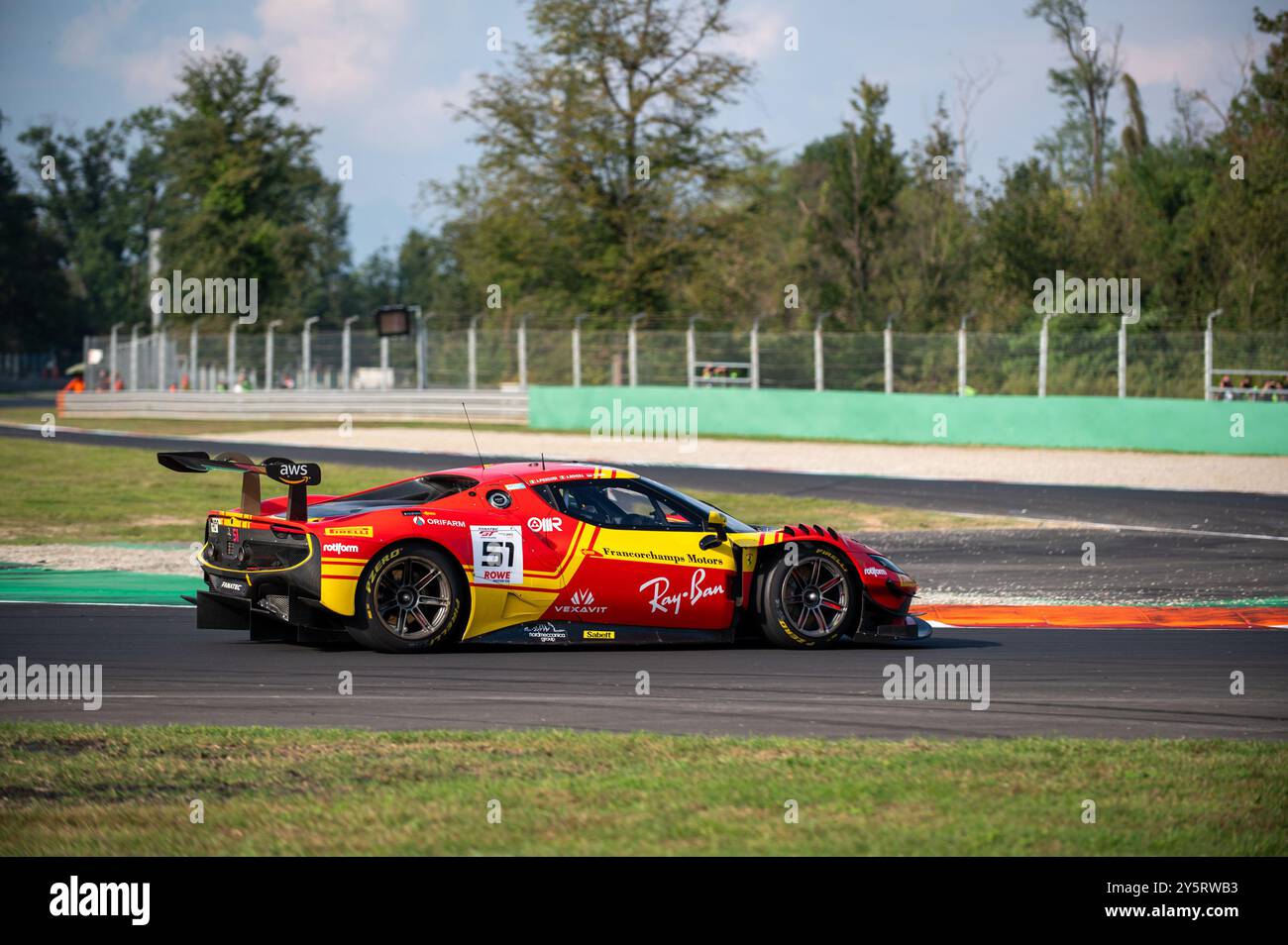 Alessio ROVERA, Vincent ABRIL, Alessandro PIER GUIDI, of a team AF ...