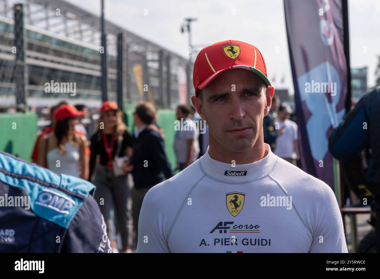 Alessandro PIER GUIDI, of a team AF Corse - Francorchamps Motors, on a ...