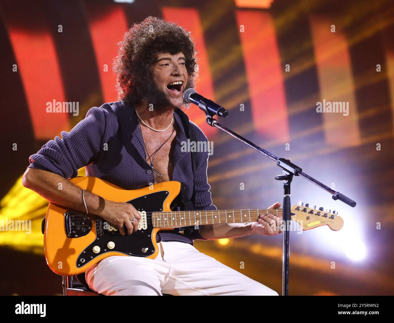 Rome, Rai studios ex Dear, TV show "Tale e Quale Show". In the photo ...