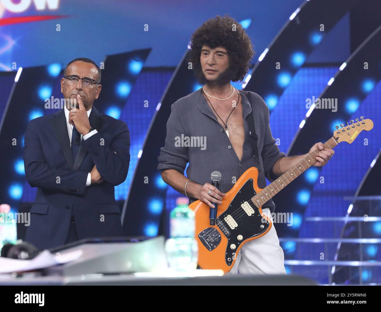 Rome, Rai studios ex Dear, TV show "Tale e Quale Show". In the photo ...