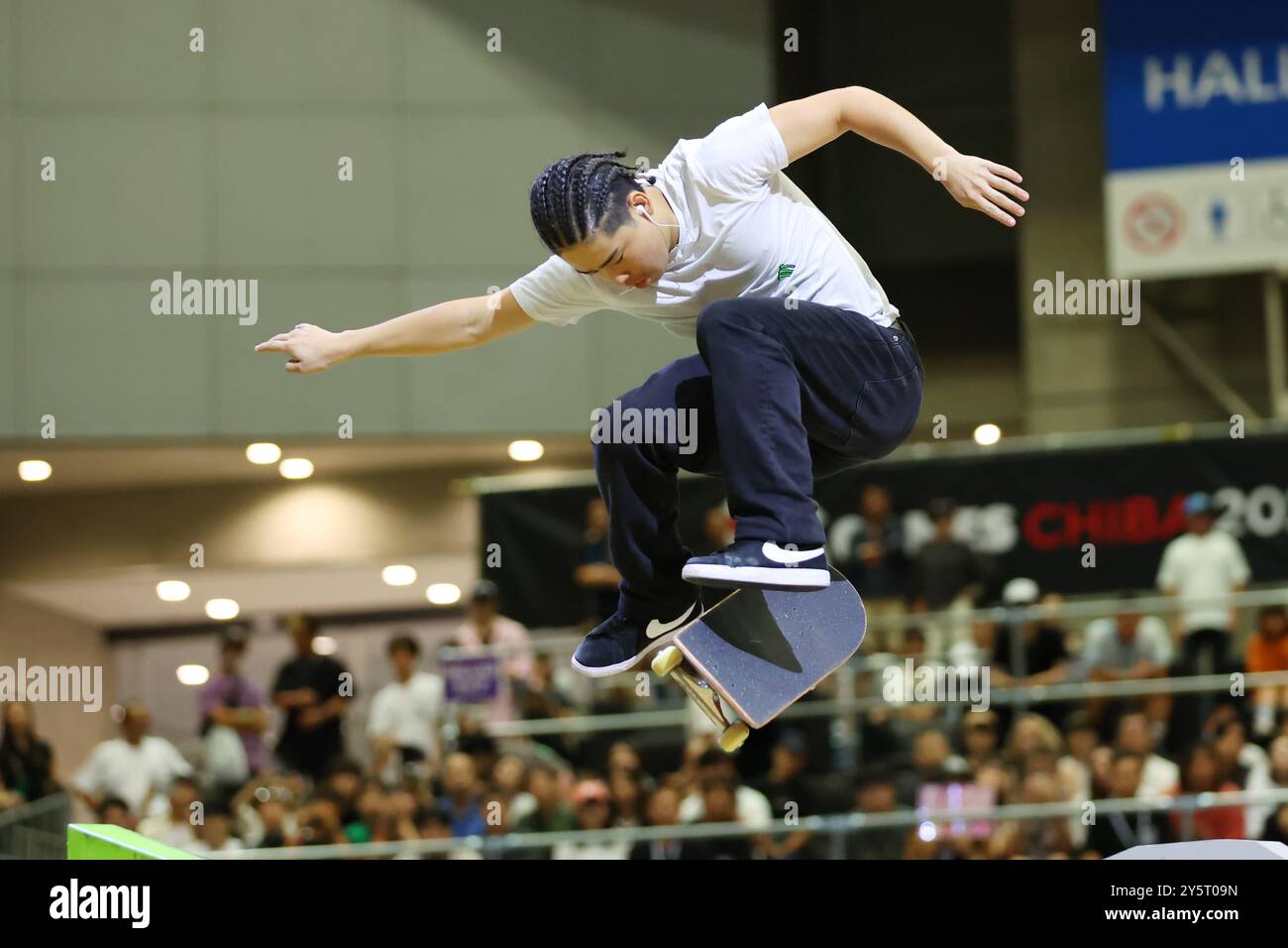 Chiba, Japan. 22nd Sep, 2024. Daiki Ikeda (JPN) Skateboarding : X Games Chiba 2024 Men's ...