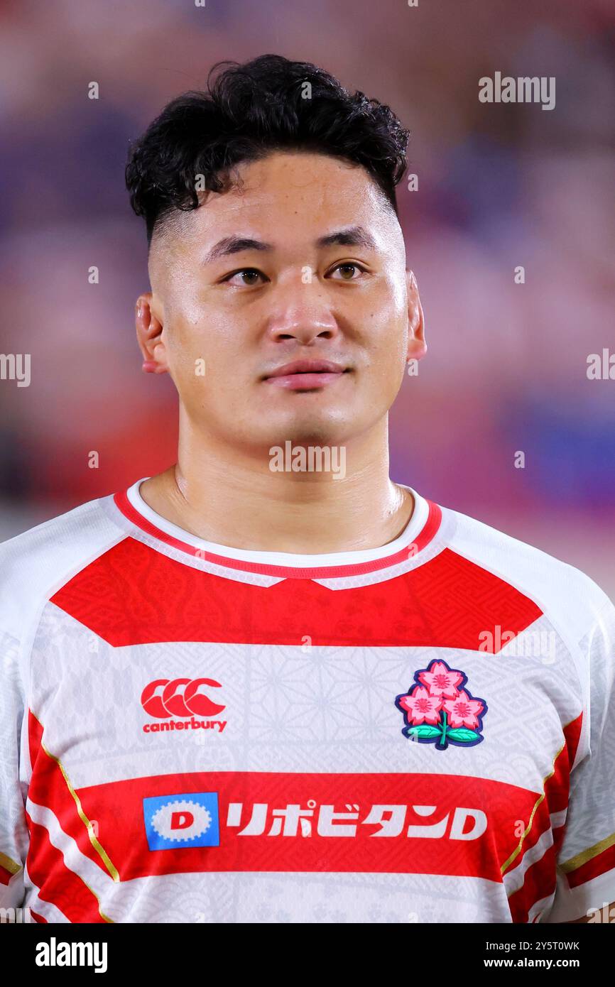 Osaka, Japan. 21st Sep, 2024. Keijiro Tamefusa (JPN) Rugby : 2024 World Rugby Pacific Nations ...