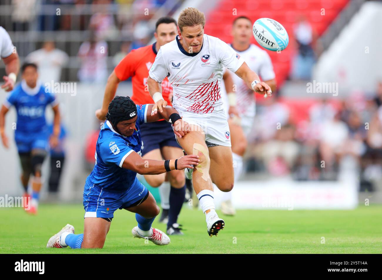 Osaka, Japan. 21st Sep, 2024. Conner Mooneyham (USA) Rugby : 2024 World ...