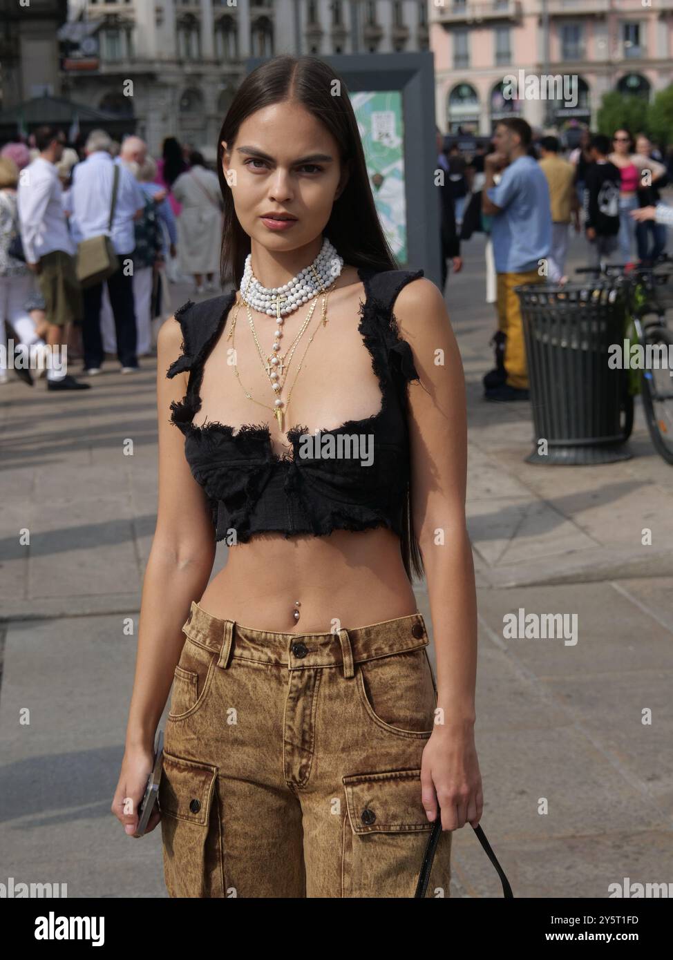 Milan, Milan Women's Fashion Week: Spring /Summer 2025 - Andreadamo Fashion Show - Vladislava ...