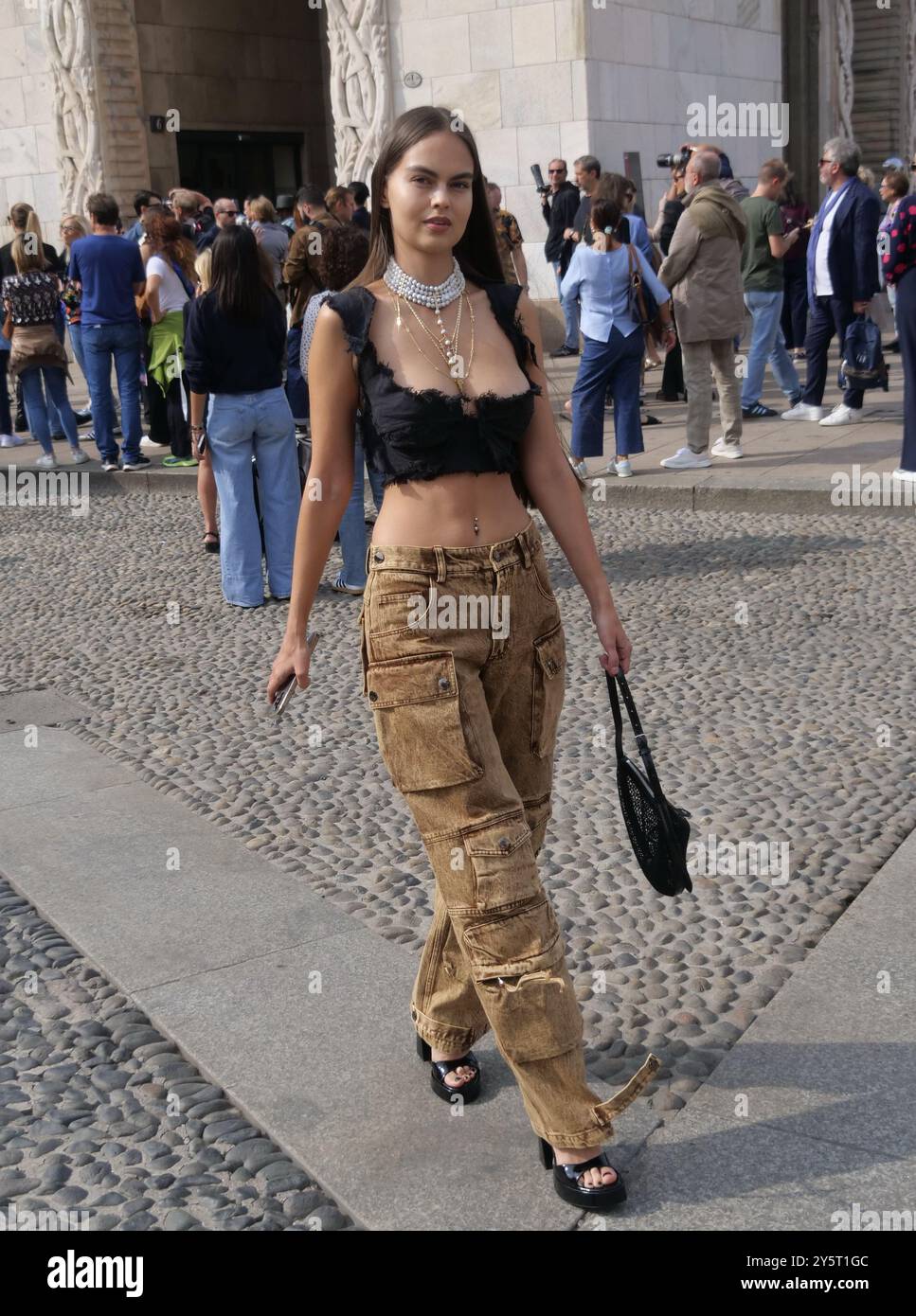 Milan, Milan Women's Fashion Week: Spring /Summer 2025 - Andreadamo Fashion Show - Vladislava ...