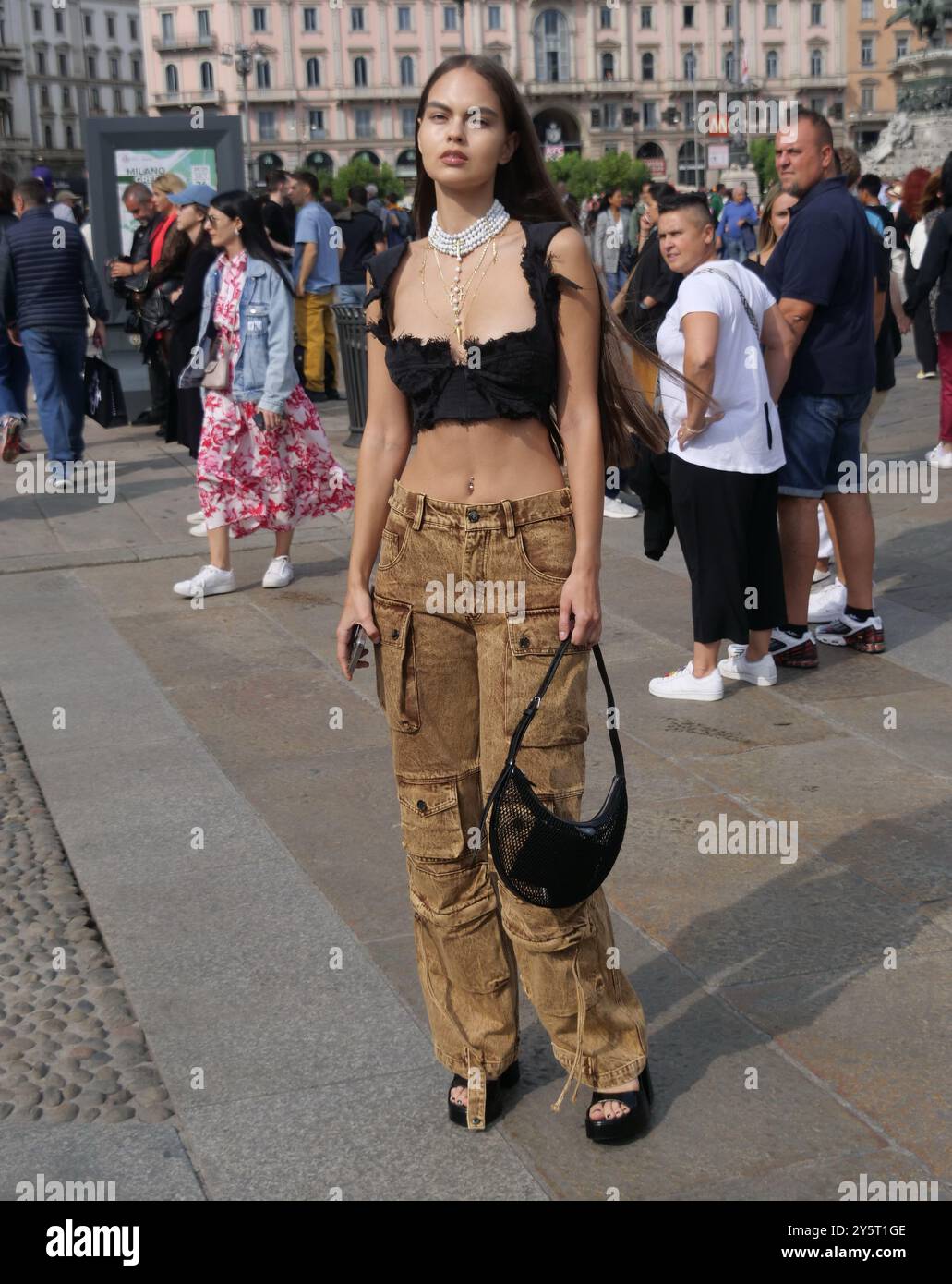 Milan, Milan Women's Fashion Week: Spring /Summer 2025 - Andreadamo Fashion Show - Vladislava ...