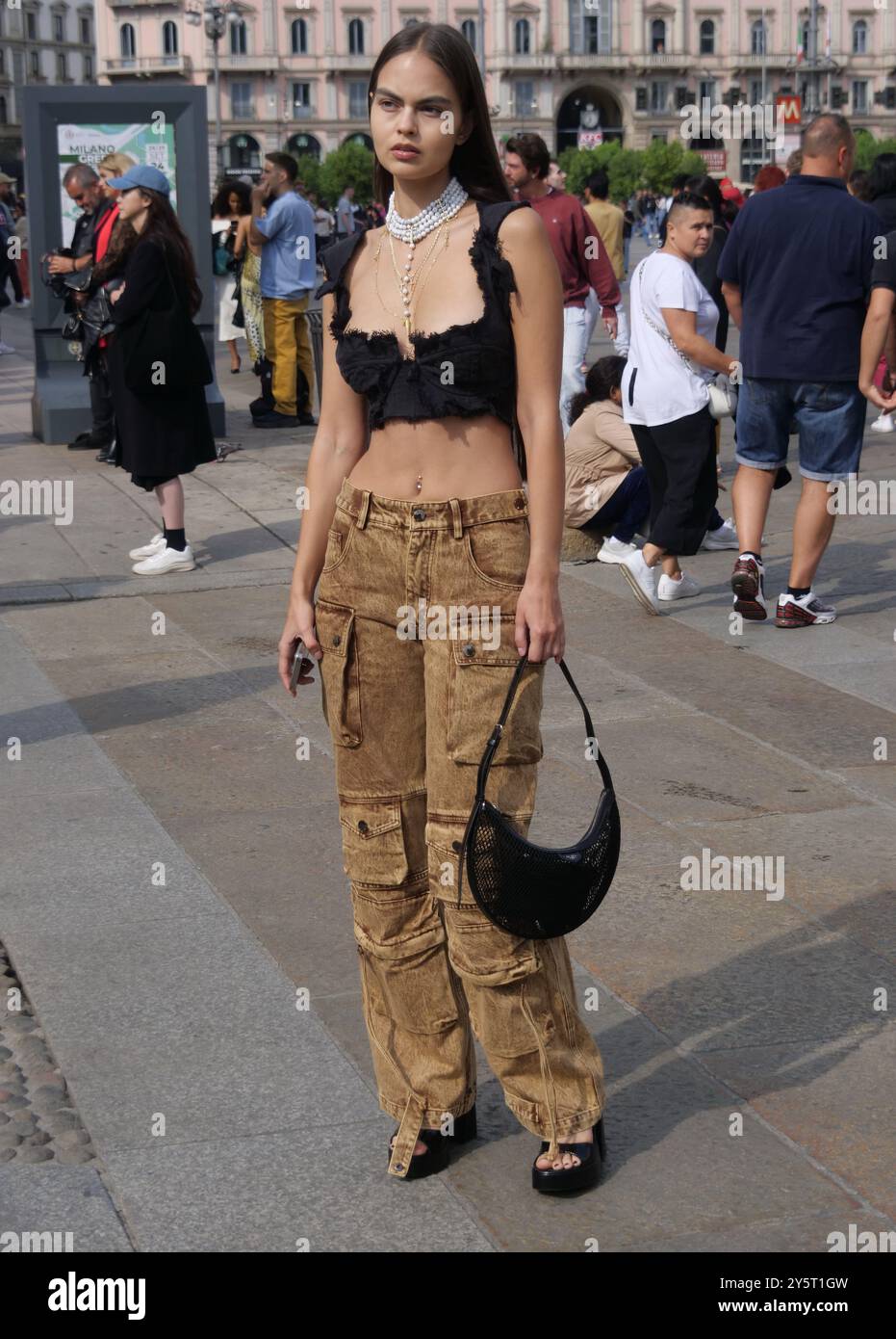 Milan, Milan Women's Fashion Week: Spring /Summer 2025 - Andreadamo Fashion Show - Vladislava ...