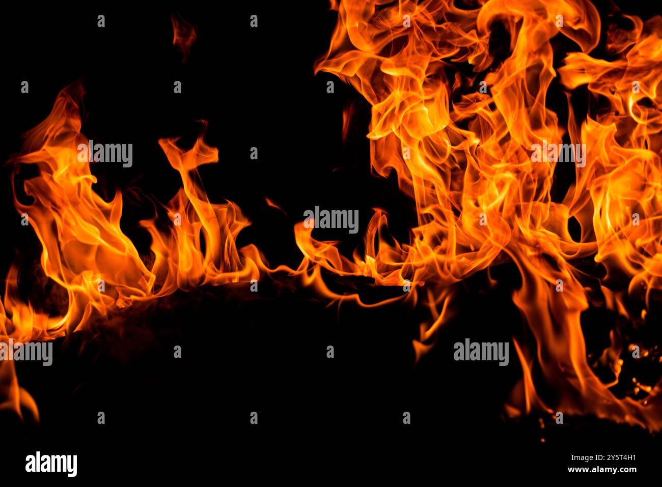 Fire flame texture for banner background. Burning fire lights. Burning ...