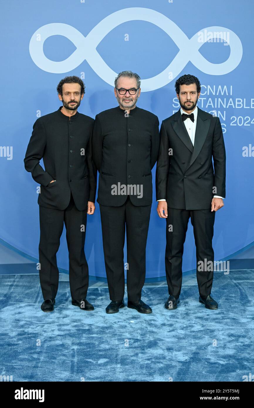 Milan, carpet of the CNMI Sustainable Fashion Awards 2024 at the Teatro ...