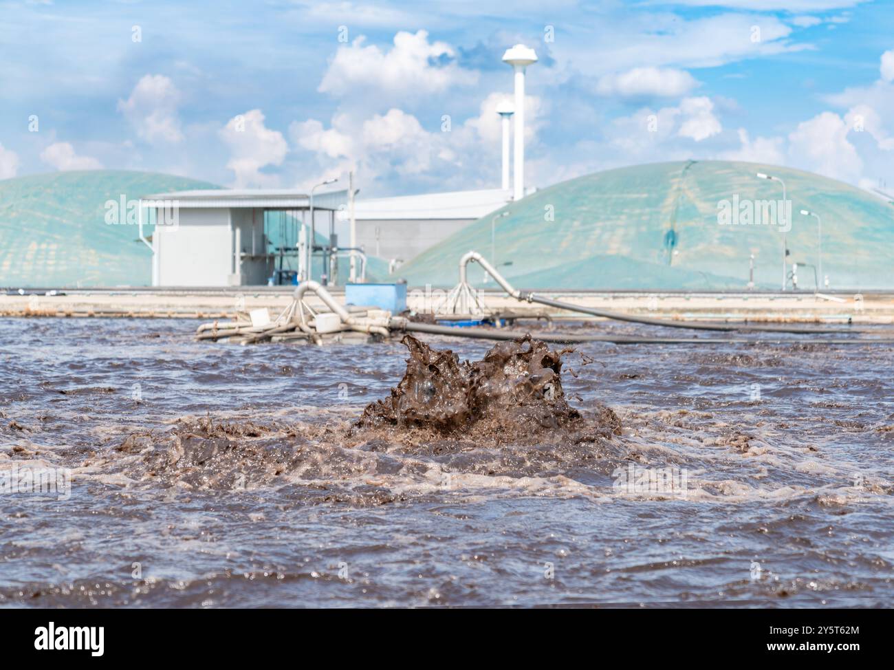 Wastewater aeration system in wastewater treatment plants, Water ...