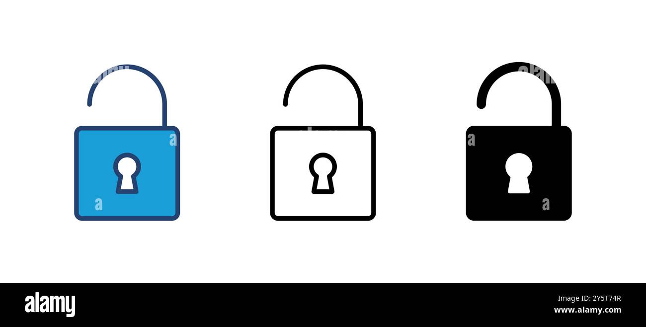 Lock icon vector. Padlock icon vector. Encryption icon. Security symbol ...