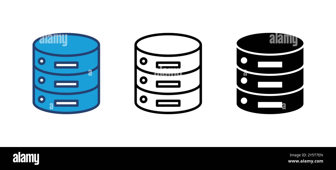 Database icon vector. database vector icon Stock Vector Image & Art - Alamy