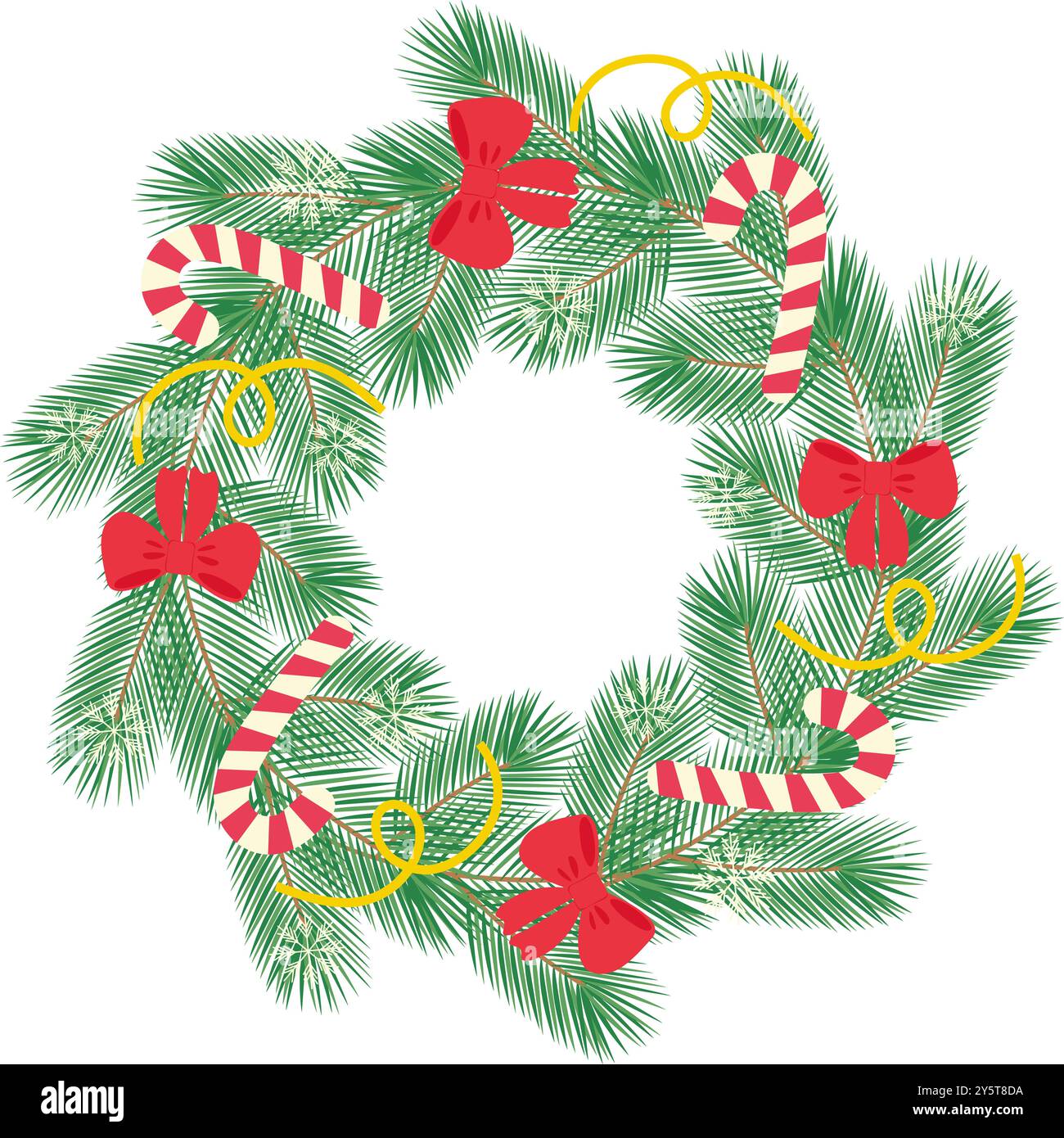 Bushy border Stock Vector Images - Alamy