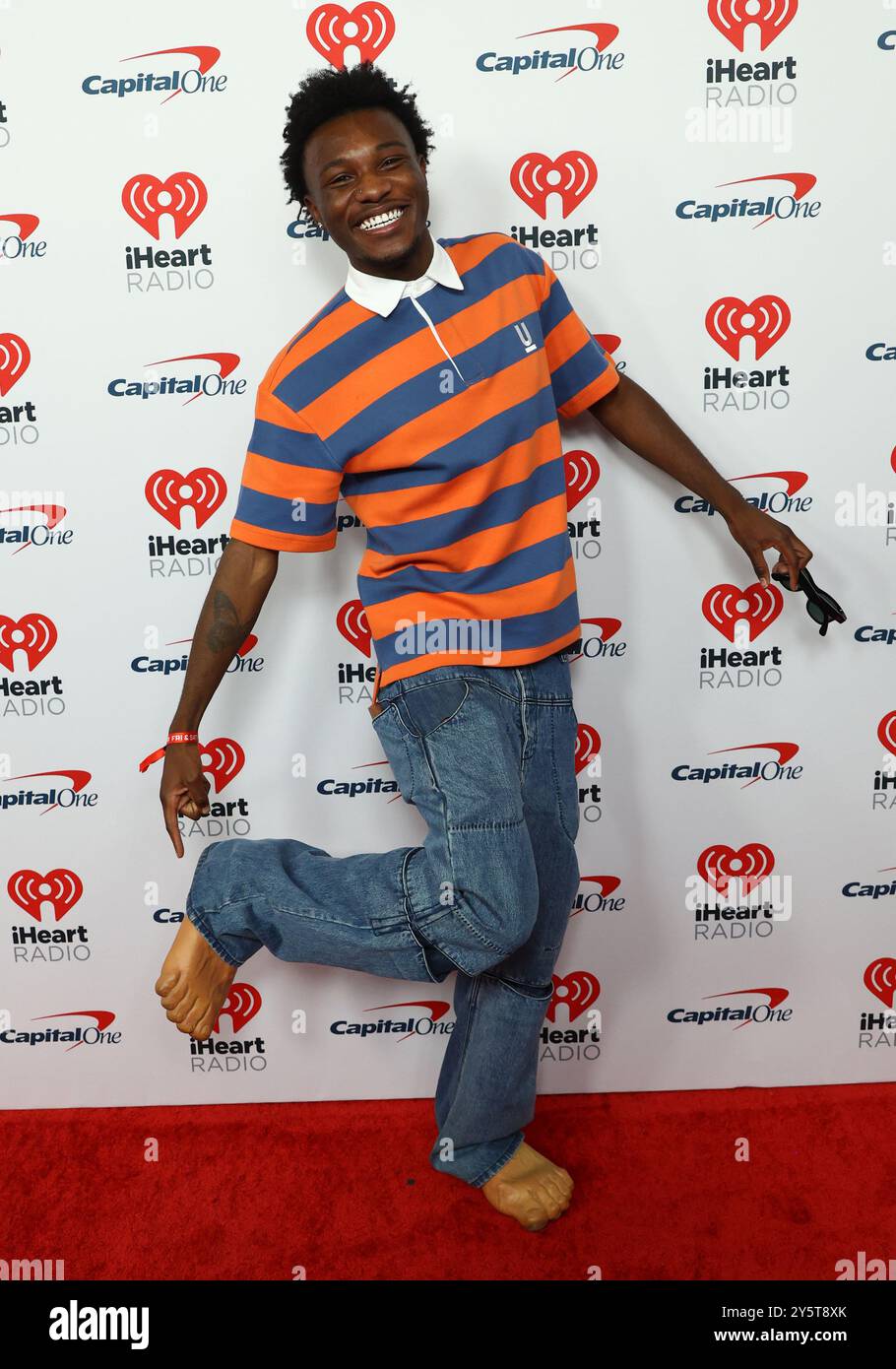 Las Vegas, USA. 21st Sep, 2024. cashk arriving at the 2024 iHeartRadio ...