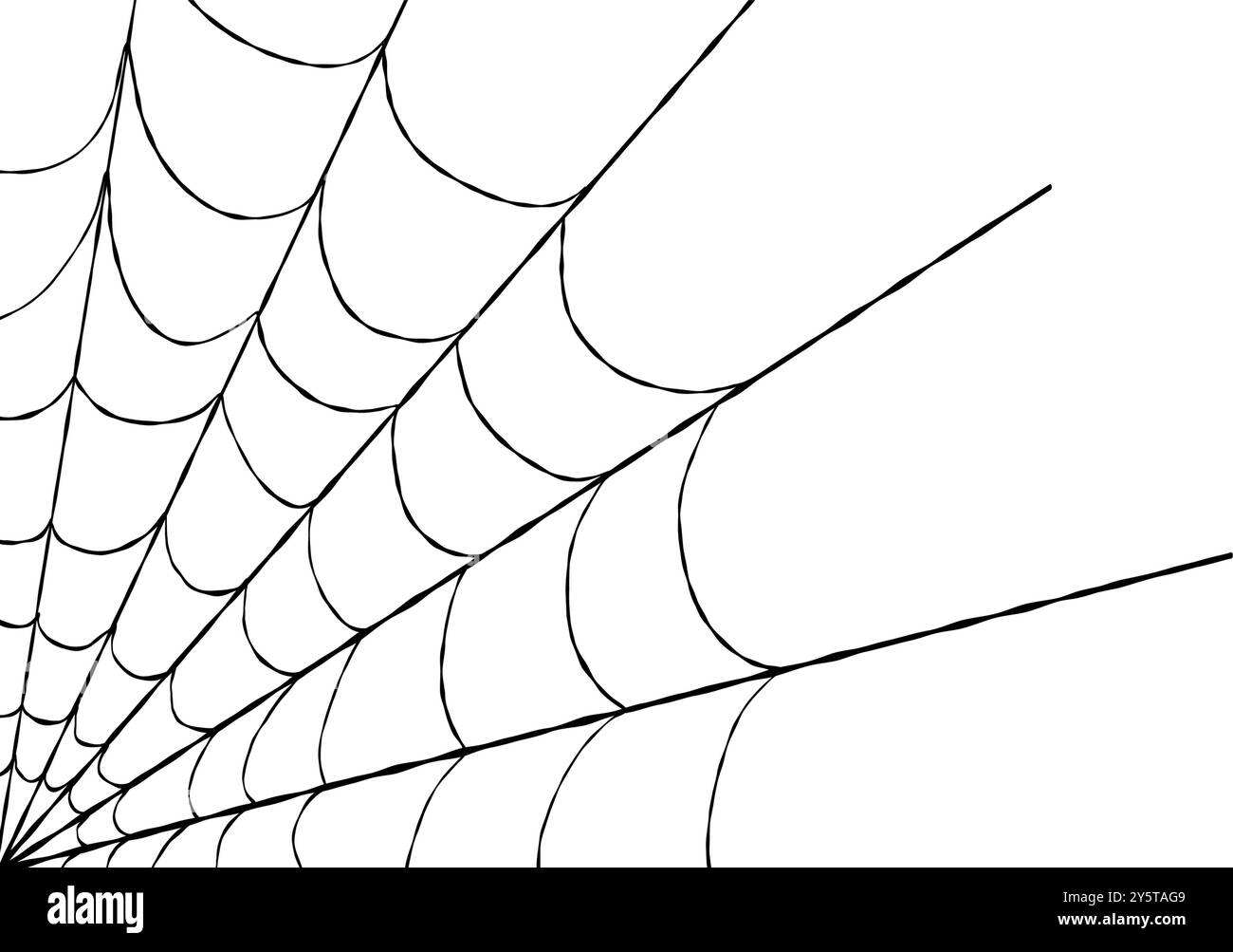 Black cobweb background copy space. Vector illustration Stock Vector ...