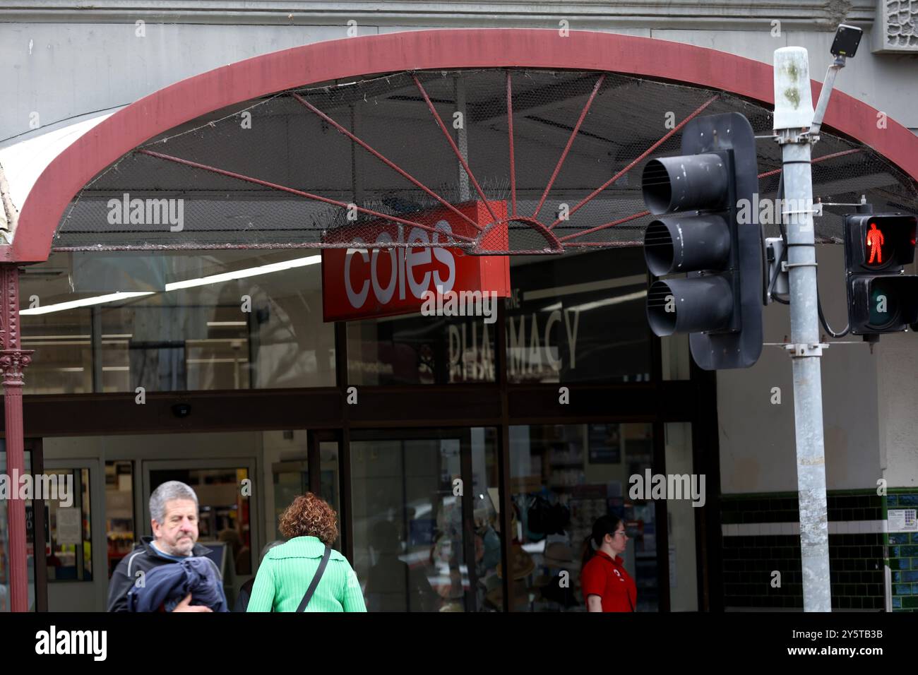 Melbourne, Australia. 23rd Sep, 2024. Coles supermarket signage is seen ...